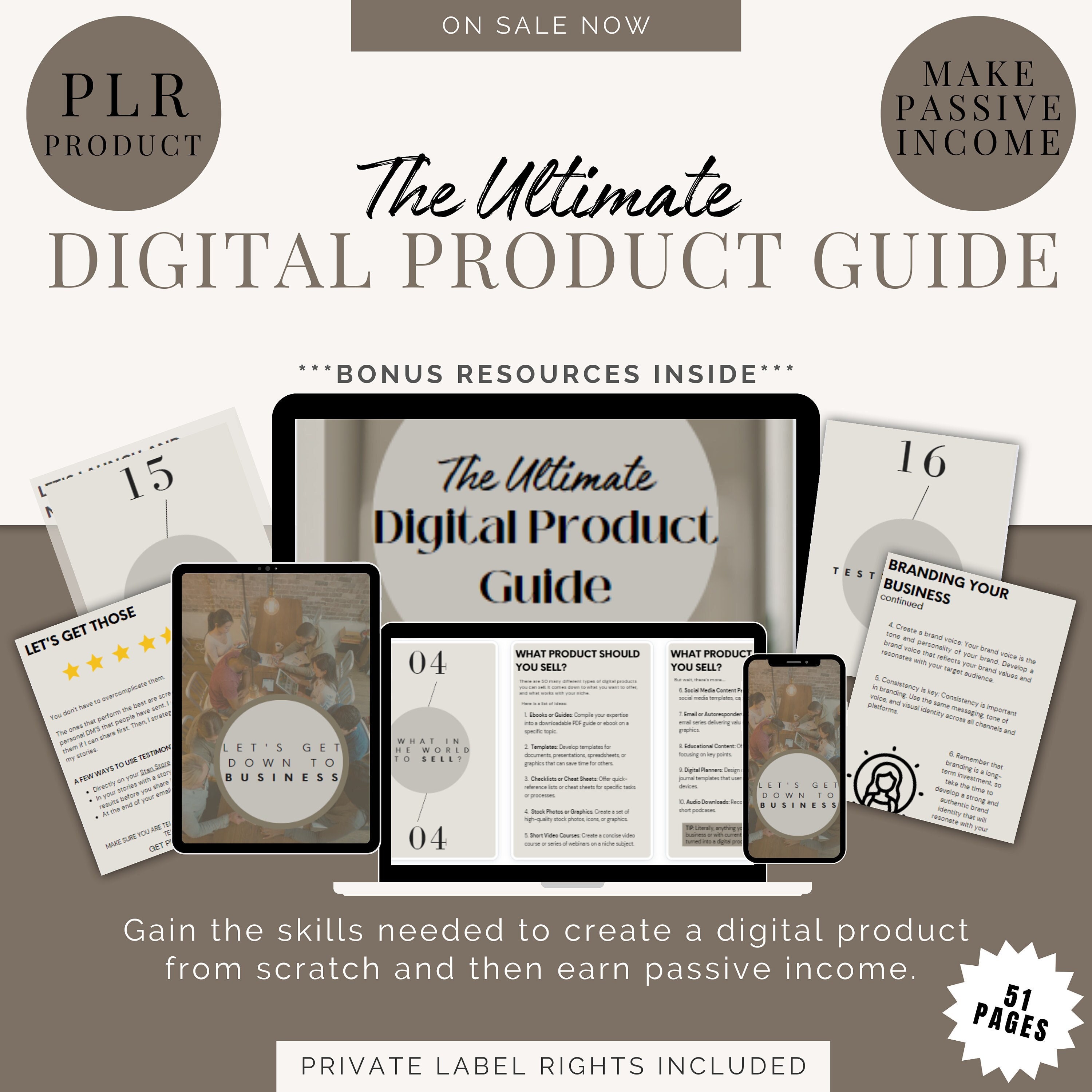 The Ultimate Digital Product Guide Digital Ebook Digital Product Step ...