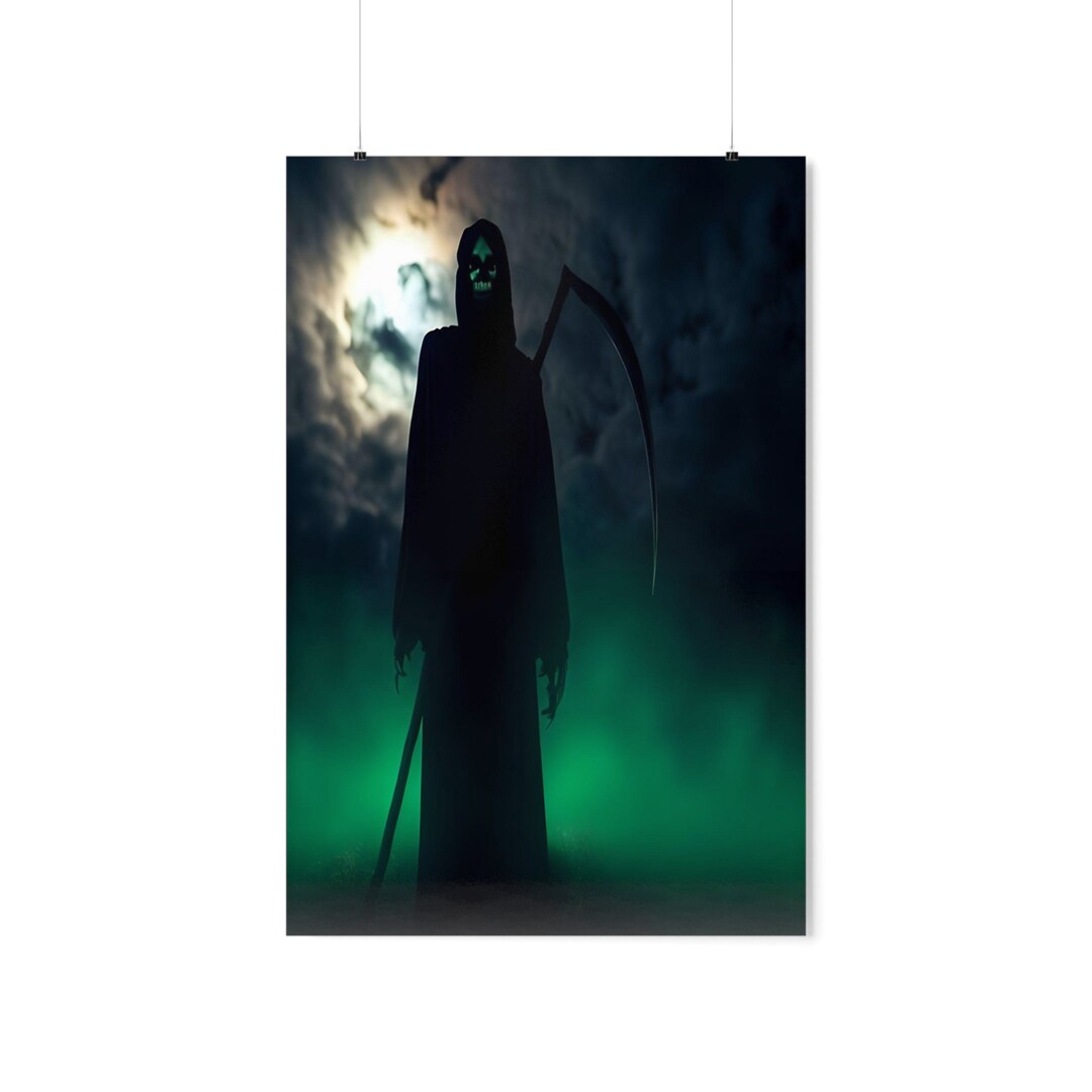 Grim Reaper Poster - Etsy