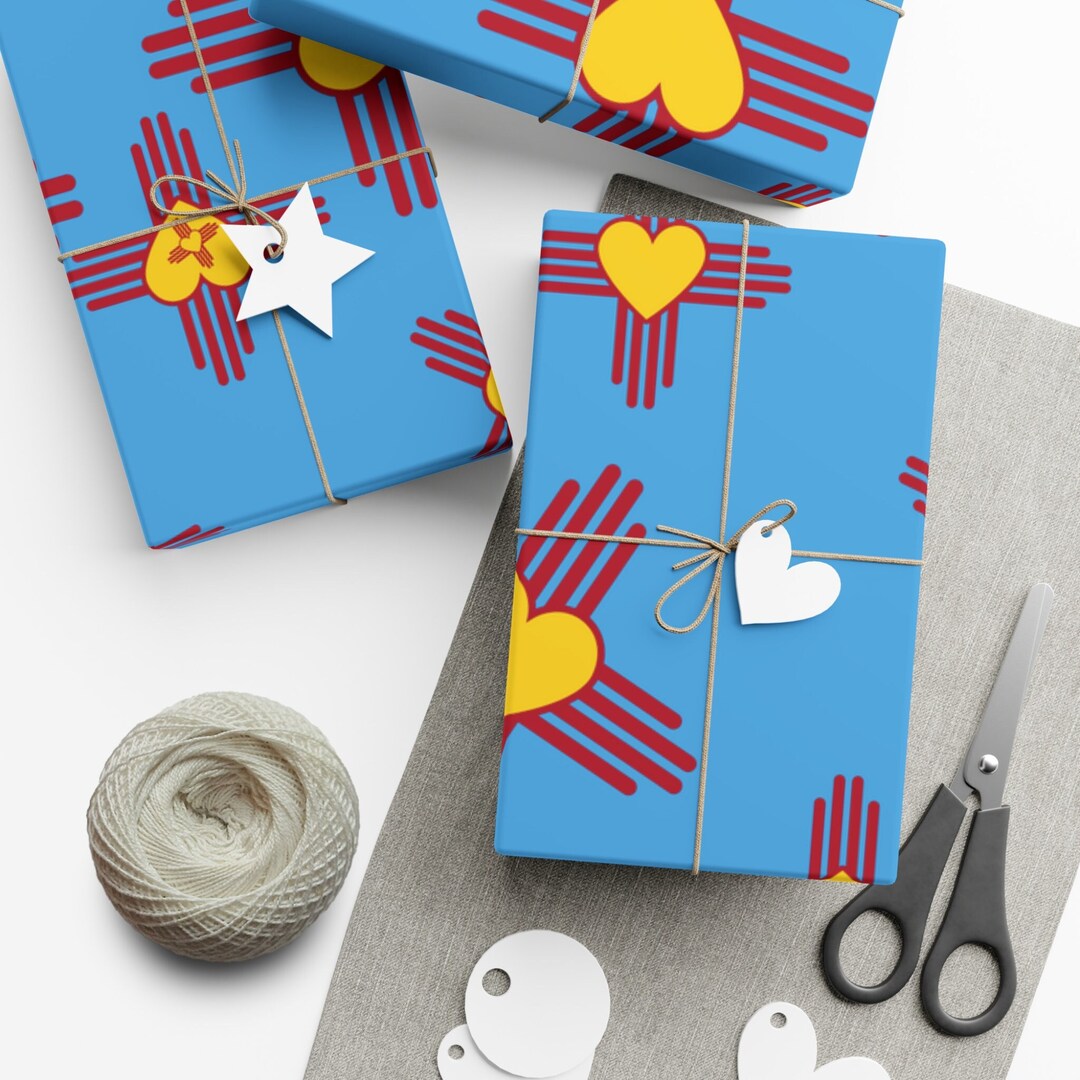 New Mexico Gift Wrapping Paper | Land of Enchantment Gift Wrapping ...