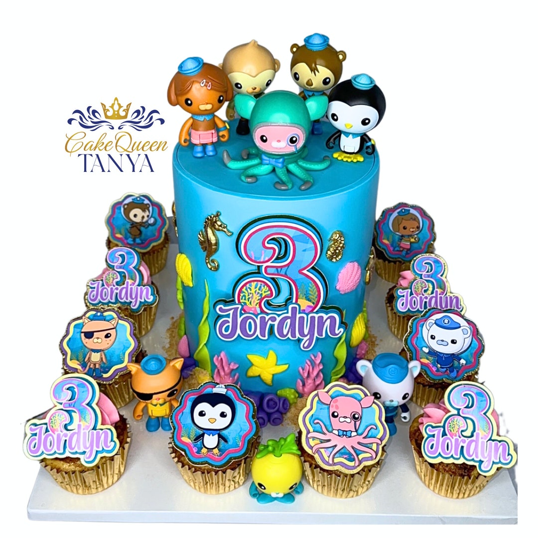 Octonauts Cake And Cupcake Toppers Etsy