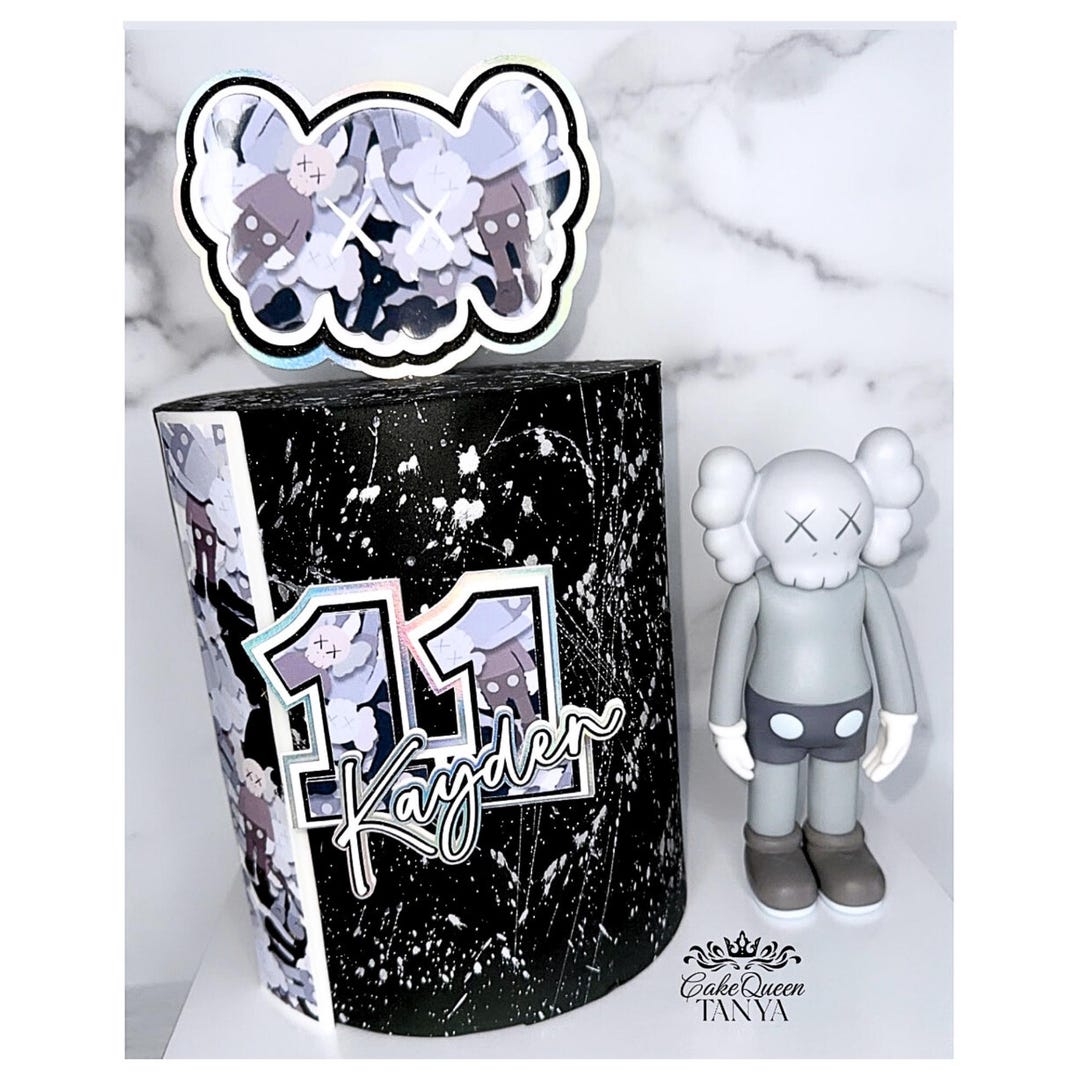 KAWS Birthday Cake Topper - Etsy