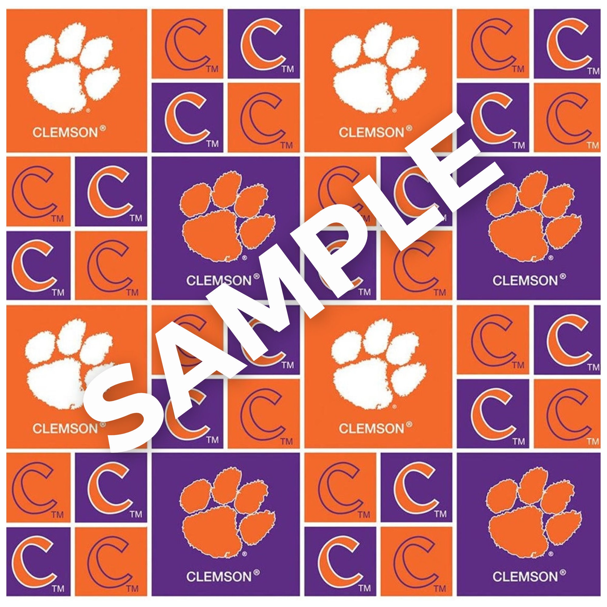Edible Sheet Cake Wrap Clemson Tigers - Etsy