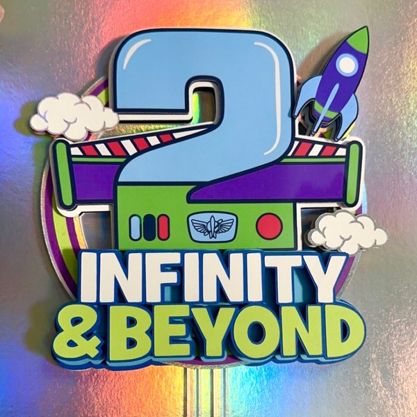 Infinity Cake Topper - Etsy