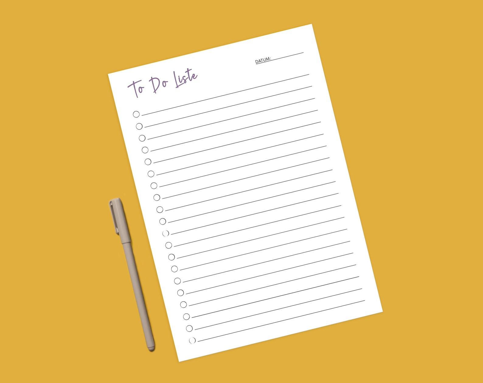 Printable to Do List Download PDF A4 & A6 Format 8 Colors to Do List ...