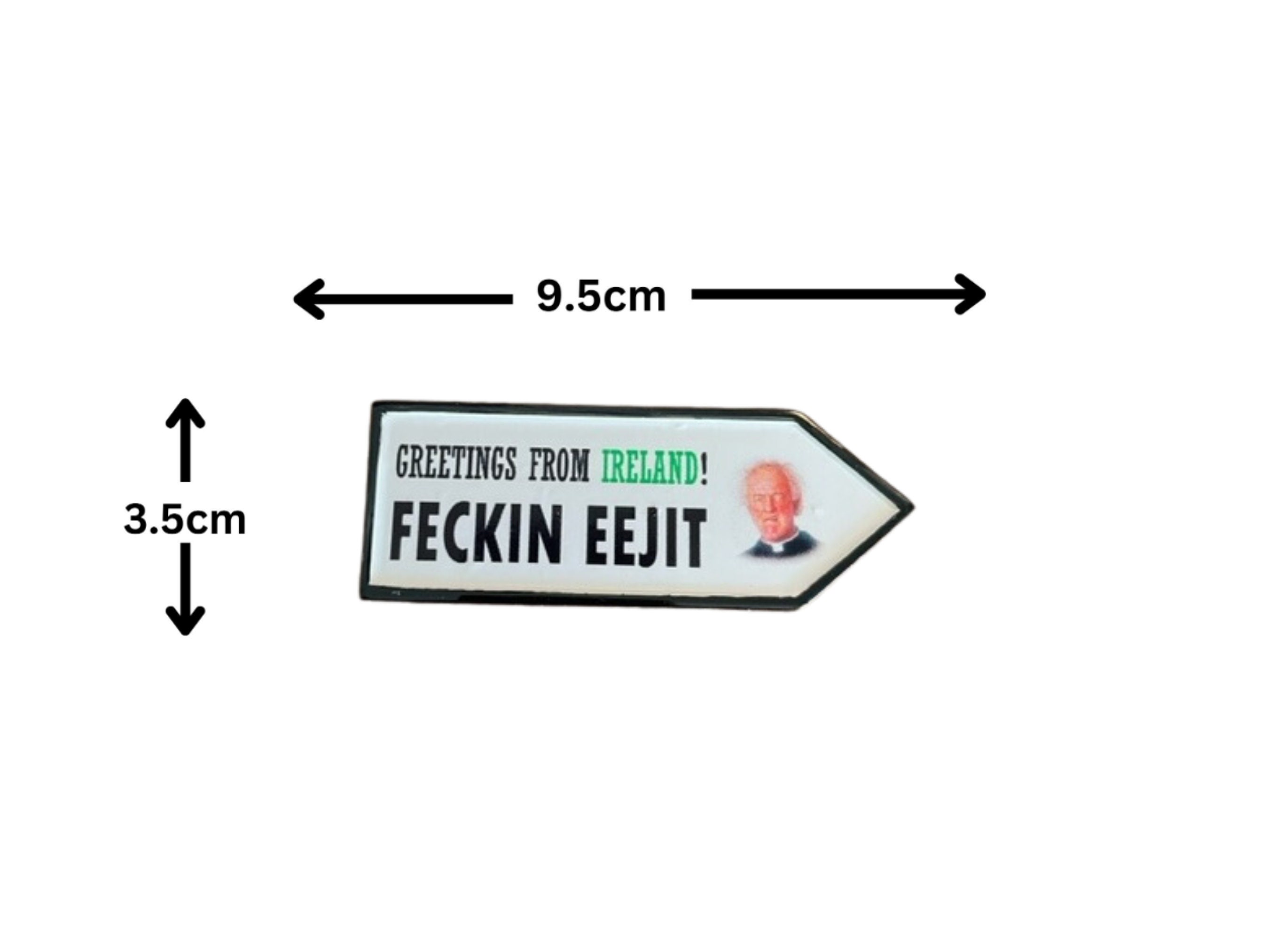 A Irish 'feckin Eejit' Fridge Magnet Clever Sign Post Magnet Fun ...