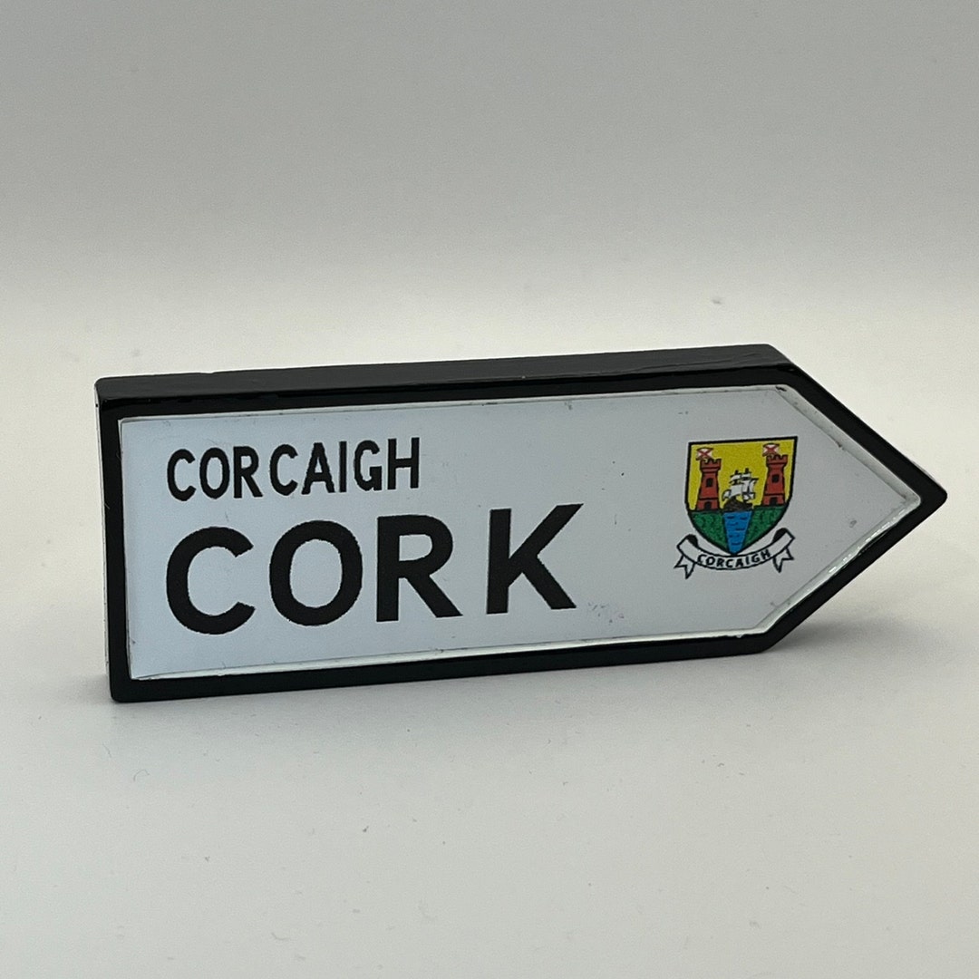 Cork Sign Post Fridge Magnet Irish Charm and Whimsy for Your Kitchen ...