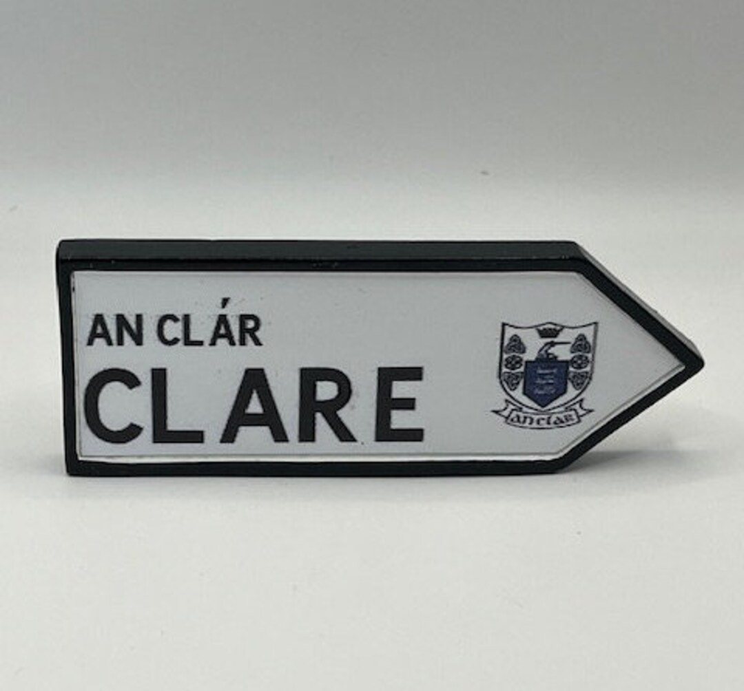 Clare Sign Post Fridge Magnet Irish Charm and Whimsy for Your Kitchen ...