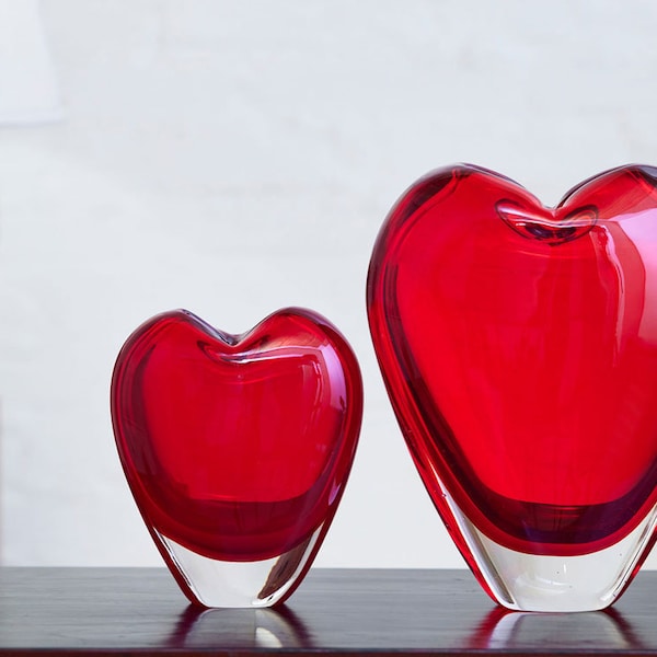 Heart Shaped Vase - Etsy