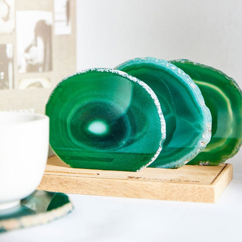 Green Geode - Etsy