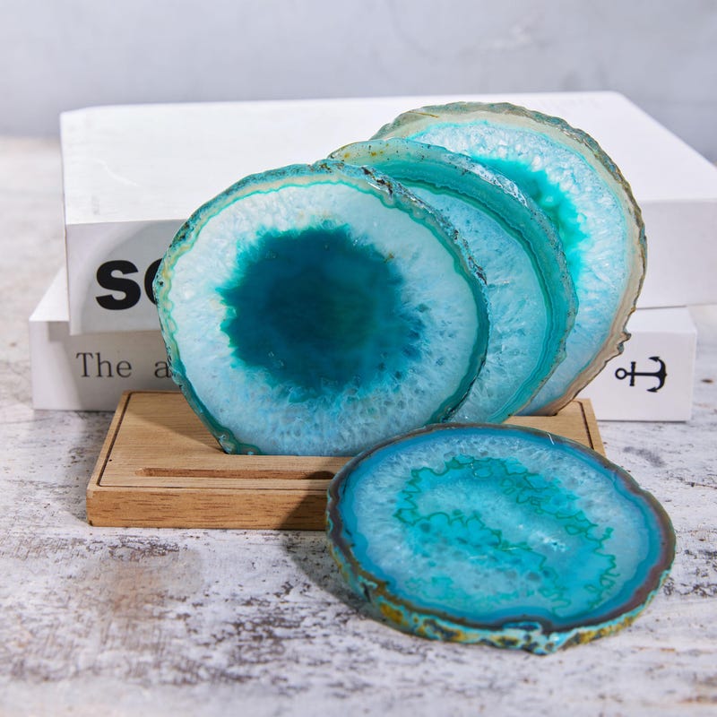 Green Geode Art - Etsy