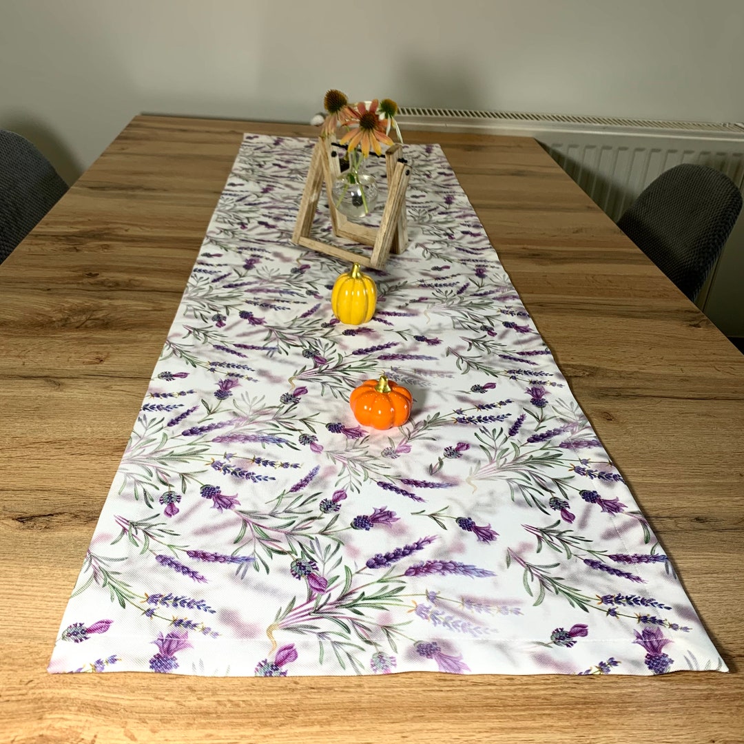 Lavender Table Runner 3 Sizes Kitchen Table Runner - Etsy