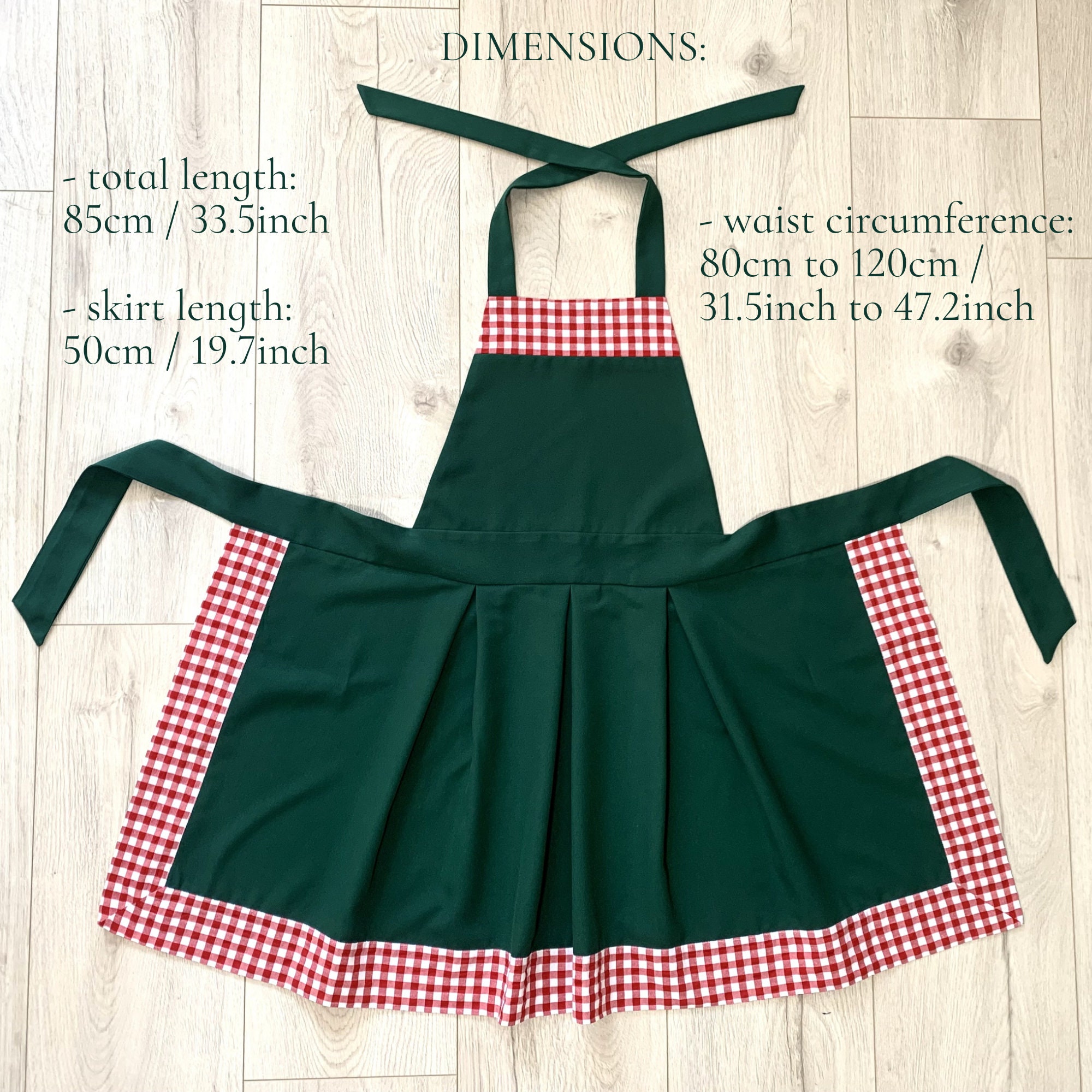 Green Kitchen Apron Pin up Apron for Women - Etsy