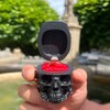 Gothic Skull Ring Box Unique Engagement Jewelry Box Handmade Proposal ...