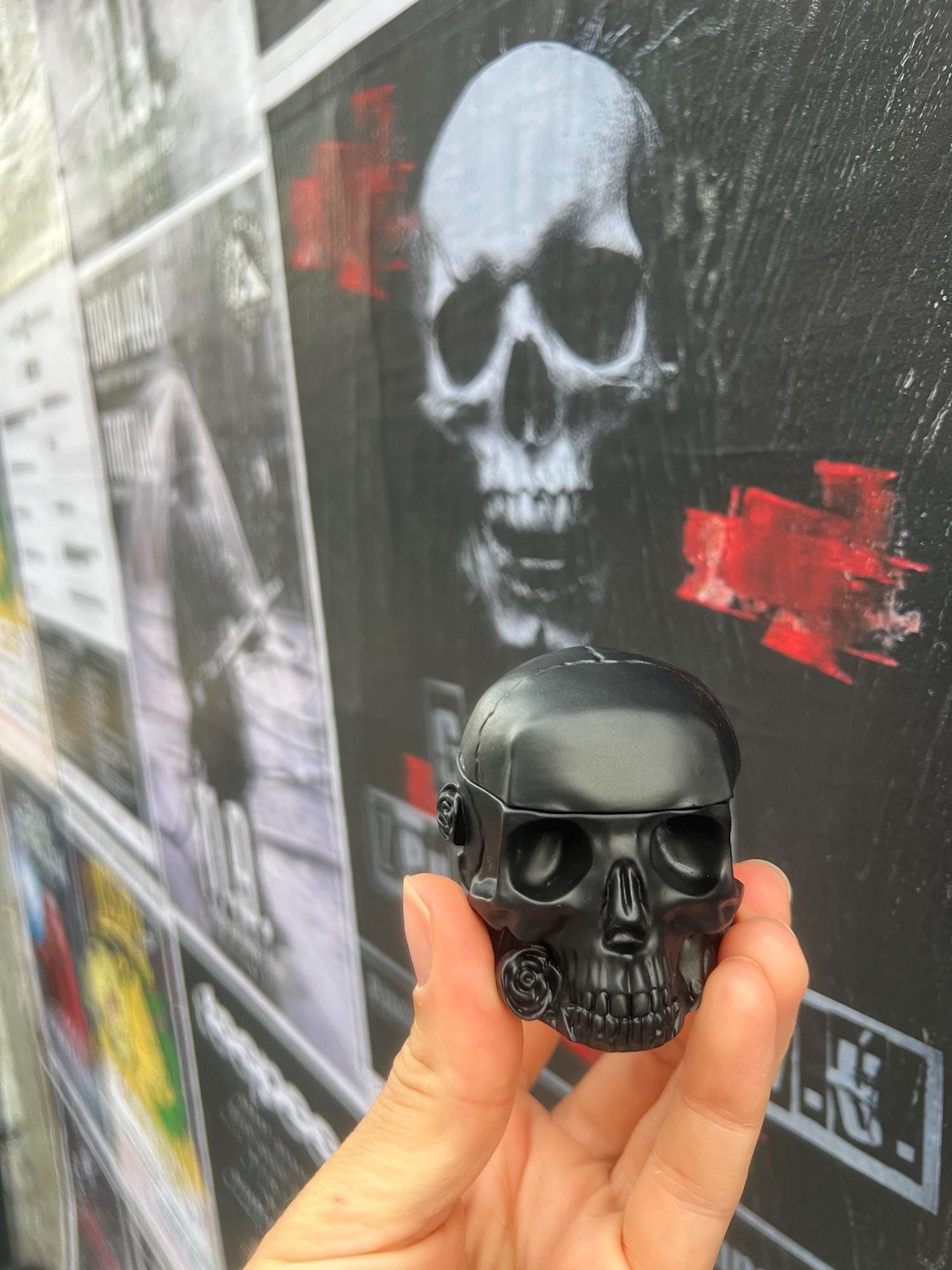 Skull Ring Box - Gothic Jewelry Box for Ring - Proposal Ring Holder ...