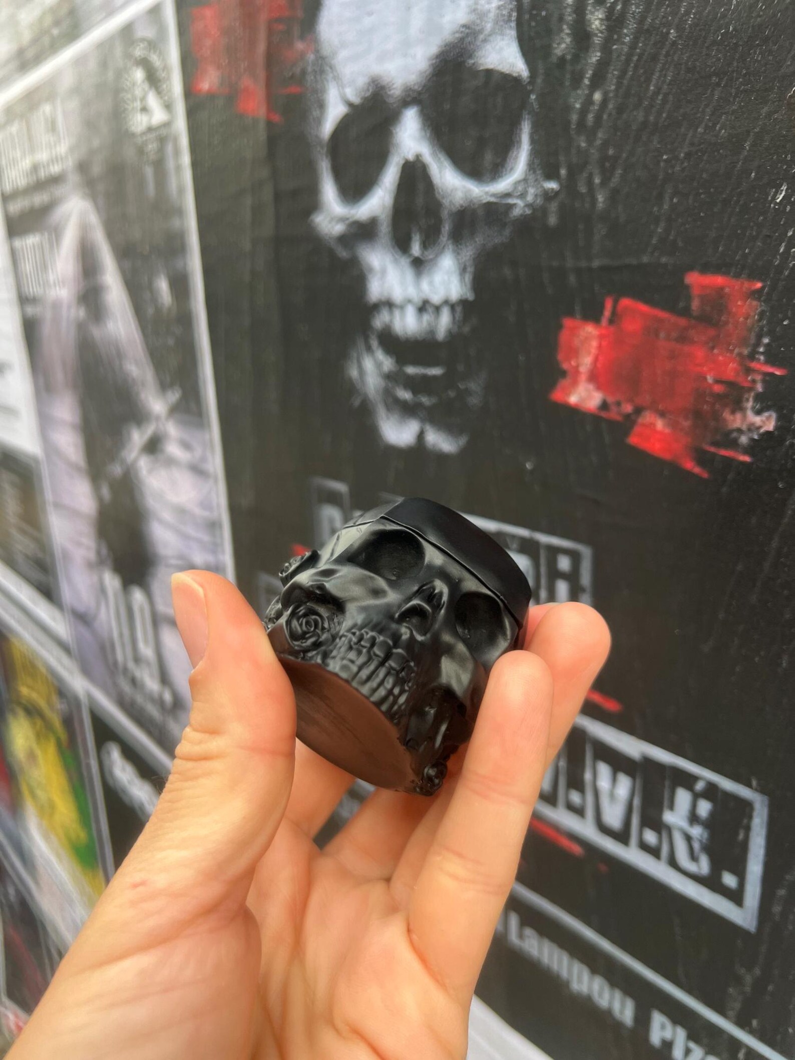 Skull Ring Box - Gothic Jewelry Box for Ring - Proposal Ring Holder ...