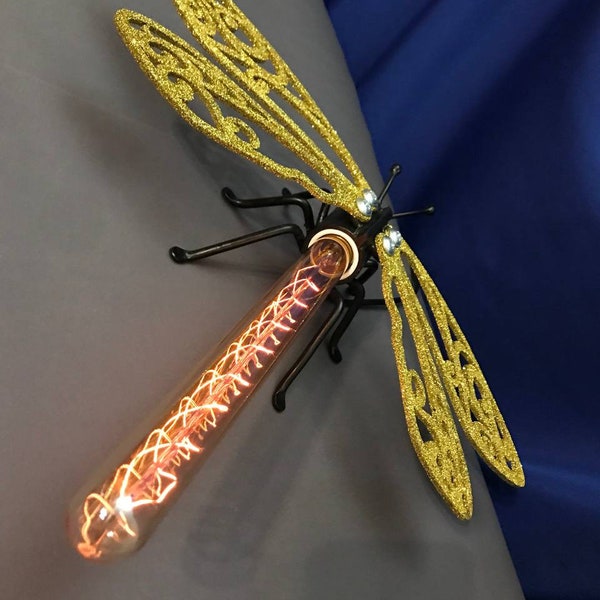 Dragonfly Lamp - Etsy