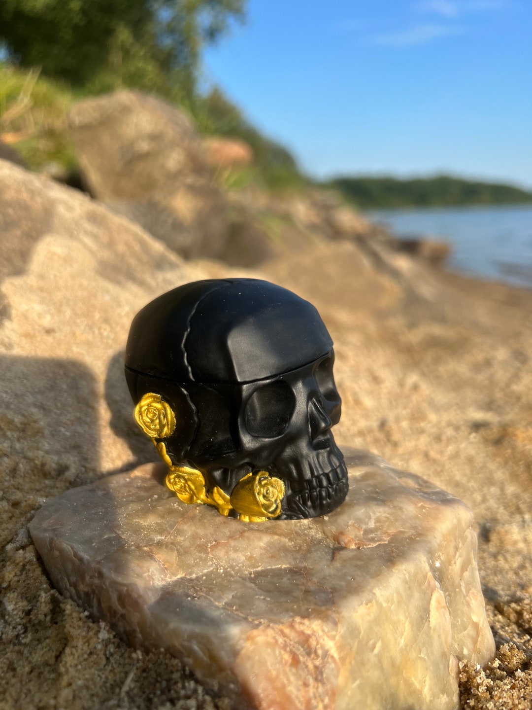Handmade Gothic Skull Ring Box, Proposal Ring Holder - Etsy