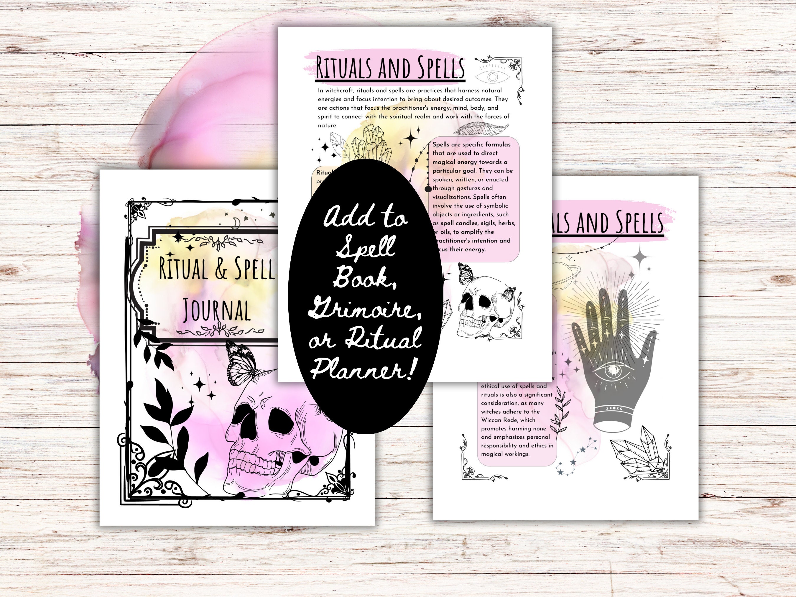 Spell Book Pages, Spell Casting, Grimoire Pages, Grimoire Journal ...