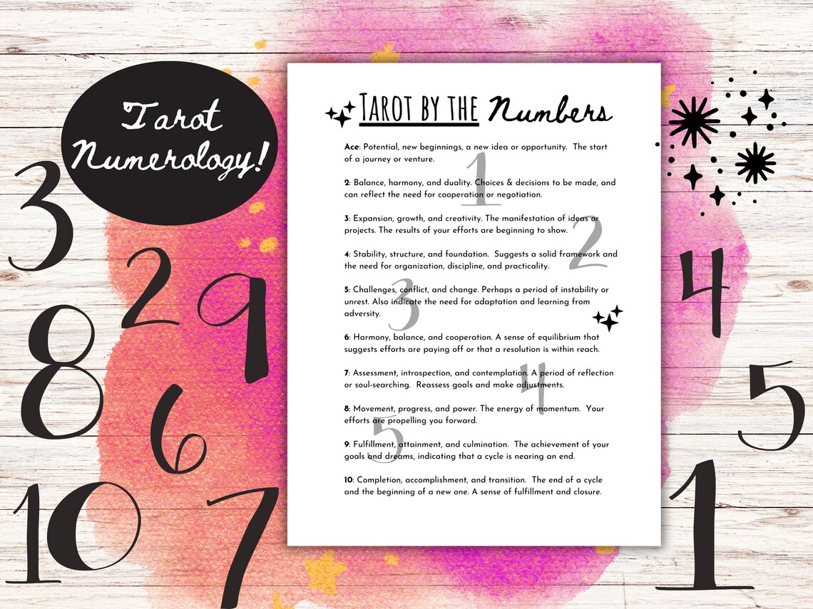 Tarot Journal, Tarot Cheat Sheet, Tarot Spreads, Tarot Planner ...