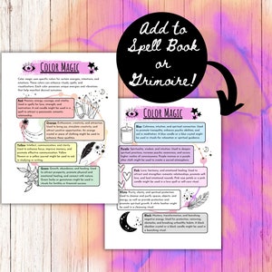 Spell Book Pages, Spell Casting, Grimoire Pages, Book of Shadows Pages ...