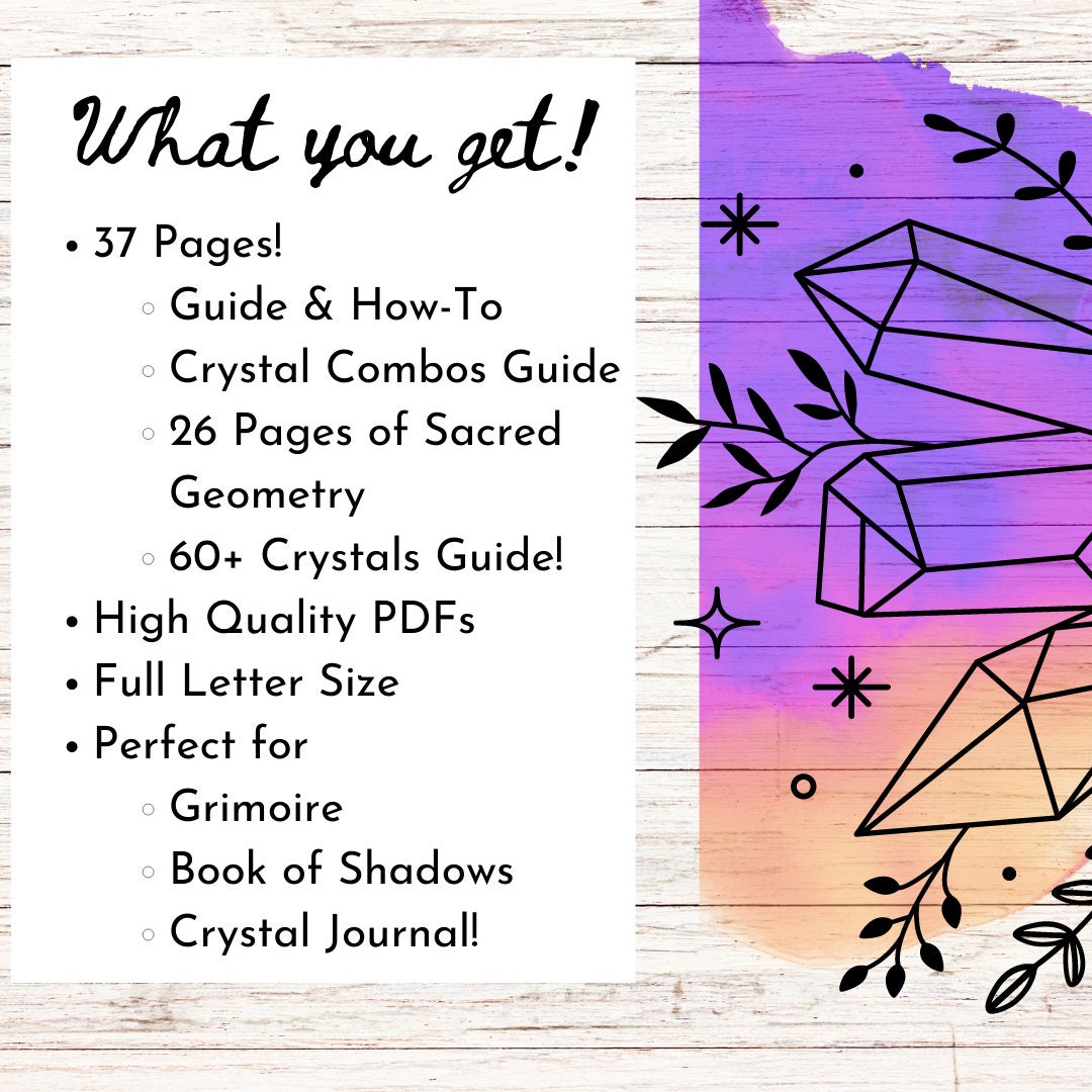 Sacred Geometry Grid Crystal Grid Printable Crystal Grid - Etsy