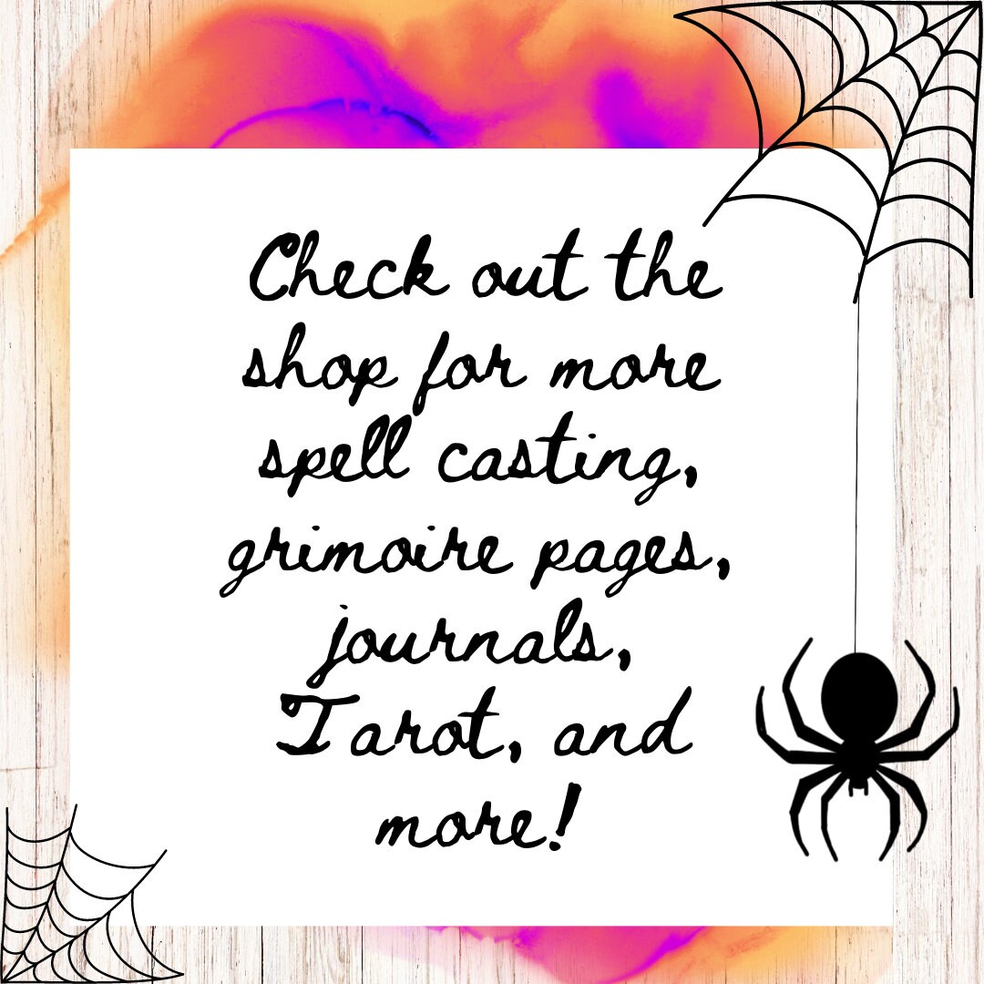 Spell Casting Witchcraft Starter Kit Spell Bag Spell - Etsy