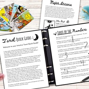 Tarot Journal, Tarot Cheat Sheet, Beginner Tarot, Tarot Study Guide ...