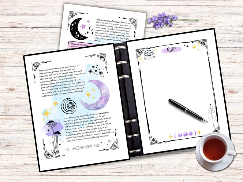 Dream Journal, Dream Notebook, Dream Analysis, Dream Interpretation ...