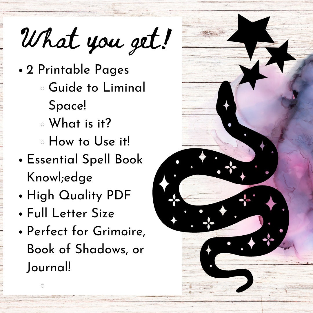 Grimoire Pages Spell Book Pages Spell Casting Book of - Etsy