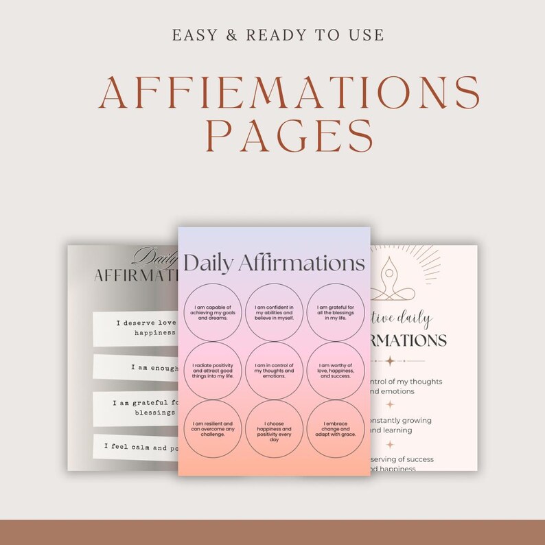 Ultimate Digital Planner PDF | All-in-one Personal Planner Printables ...