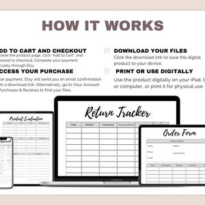 Small Business Digital Planner Printable Budget & Bill Tracker Instant ...