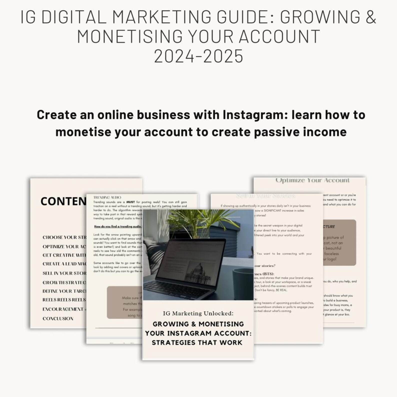 Instagram Growth Blueprint PDF Course: Master Resell Rights & Private ...