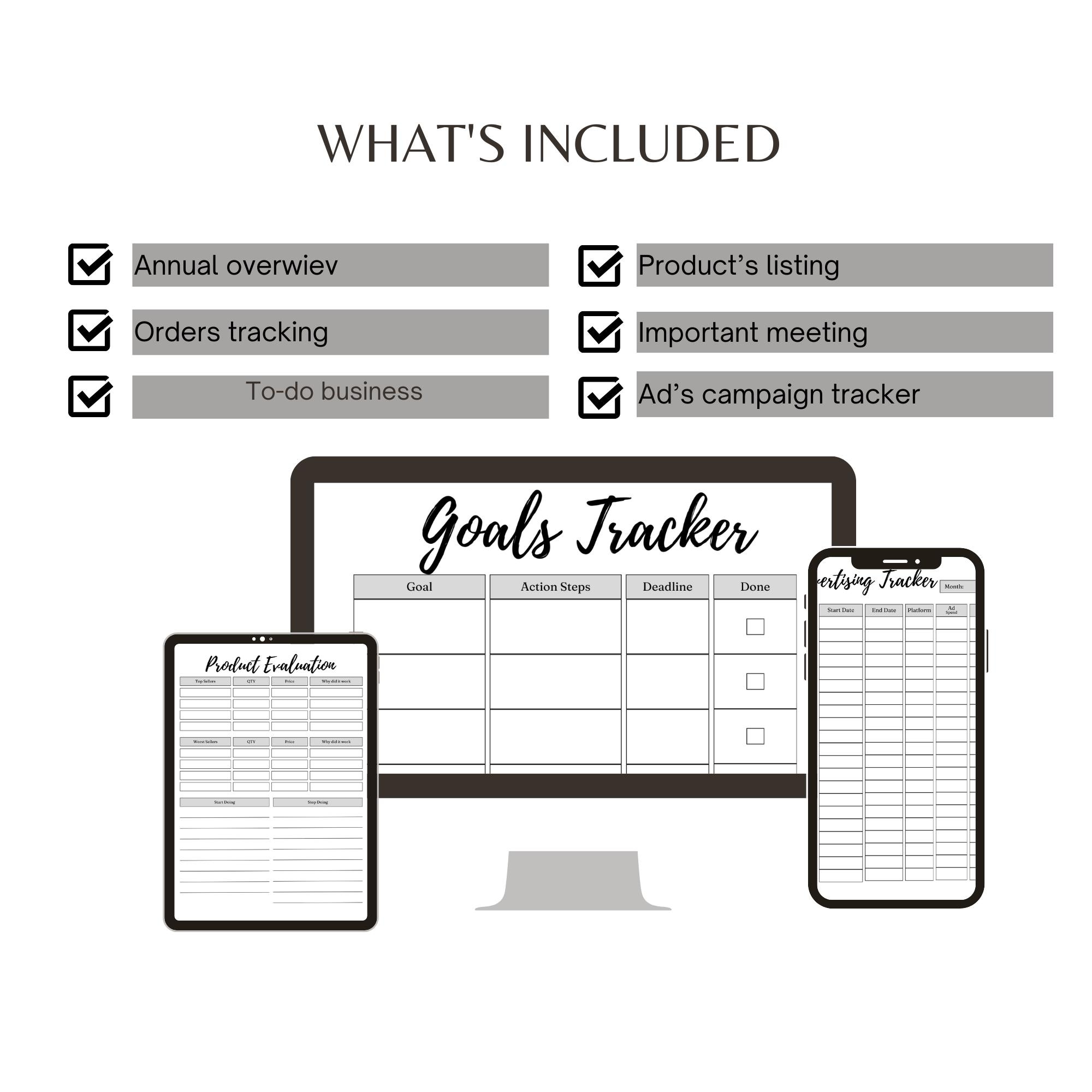 Small Business Digital Planner Bundle PLR Digital Products Academic ...