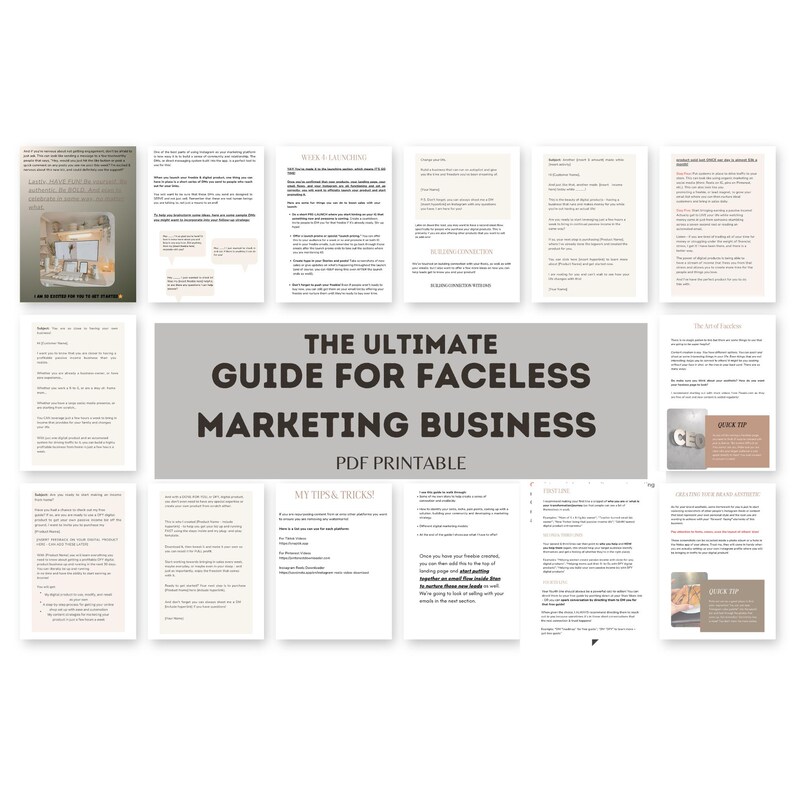 Faceless Digital Marketing | Digital Download | Plr | Faceless Reels ...