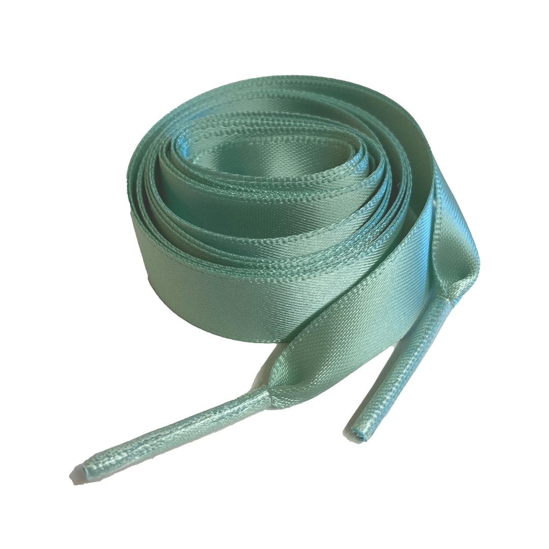 Satin Ribbon Shoelaces, Multiple Colours and Lengths, Sold as a Pair ...
