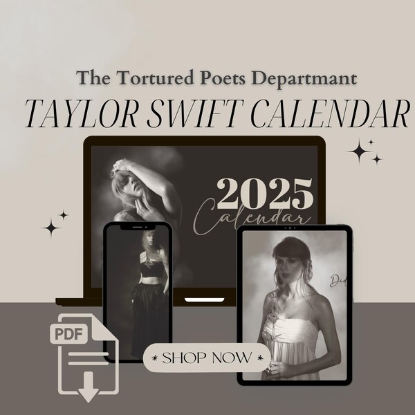 Taylorswift 2025 Calendar - Etsy