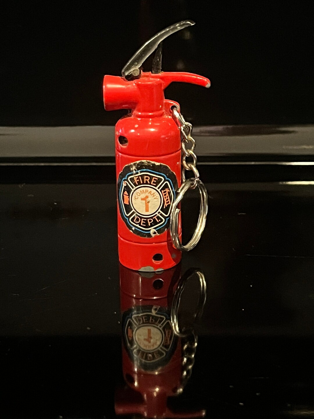 Vintage Keychain Lighter Mini Fire Extinguisher Sparks - Etsy