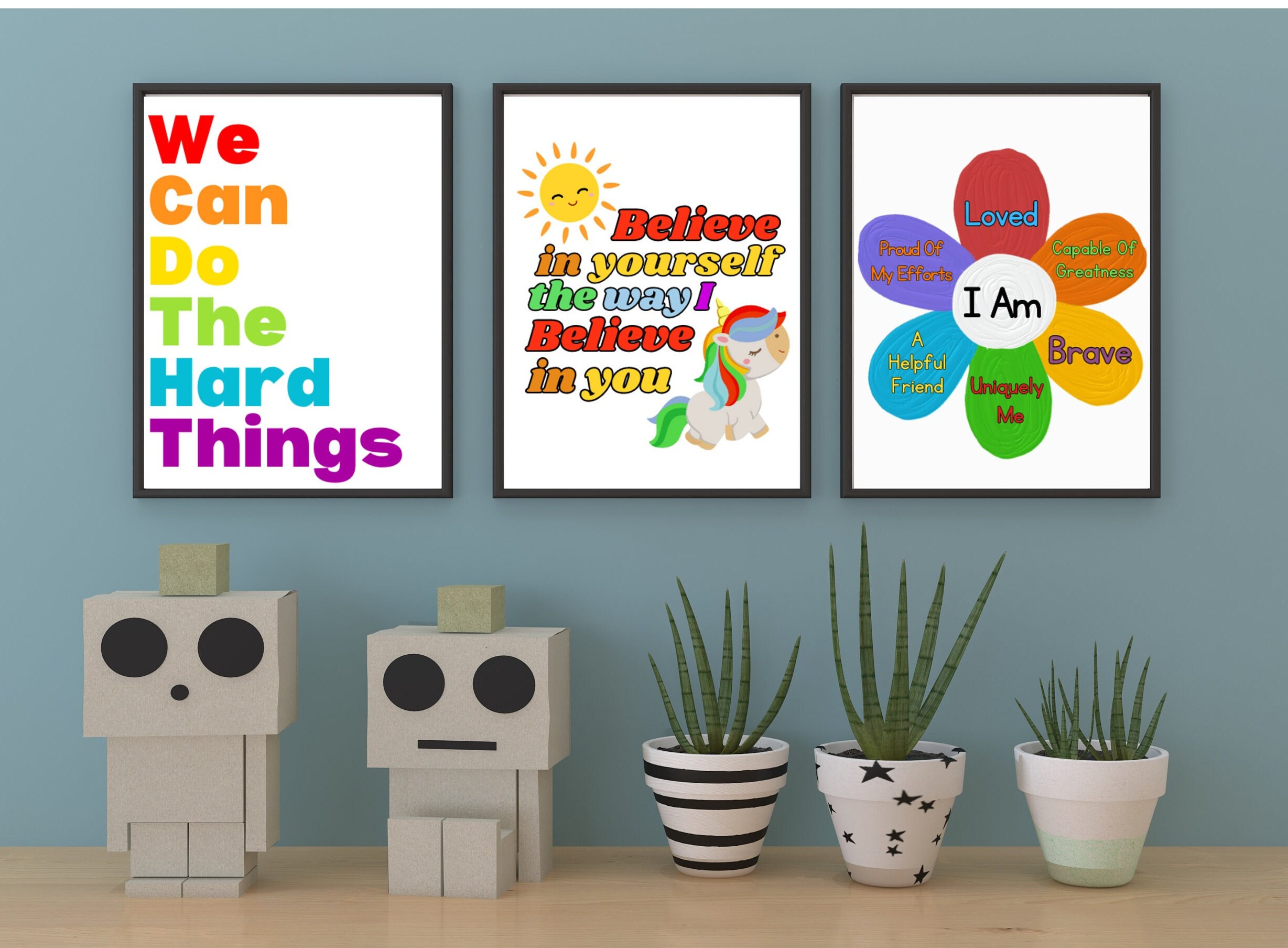 12 Bright Inspirational/ Motivational Posters for Classrooms | Instant ...