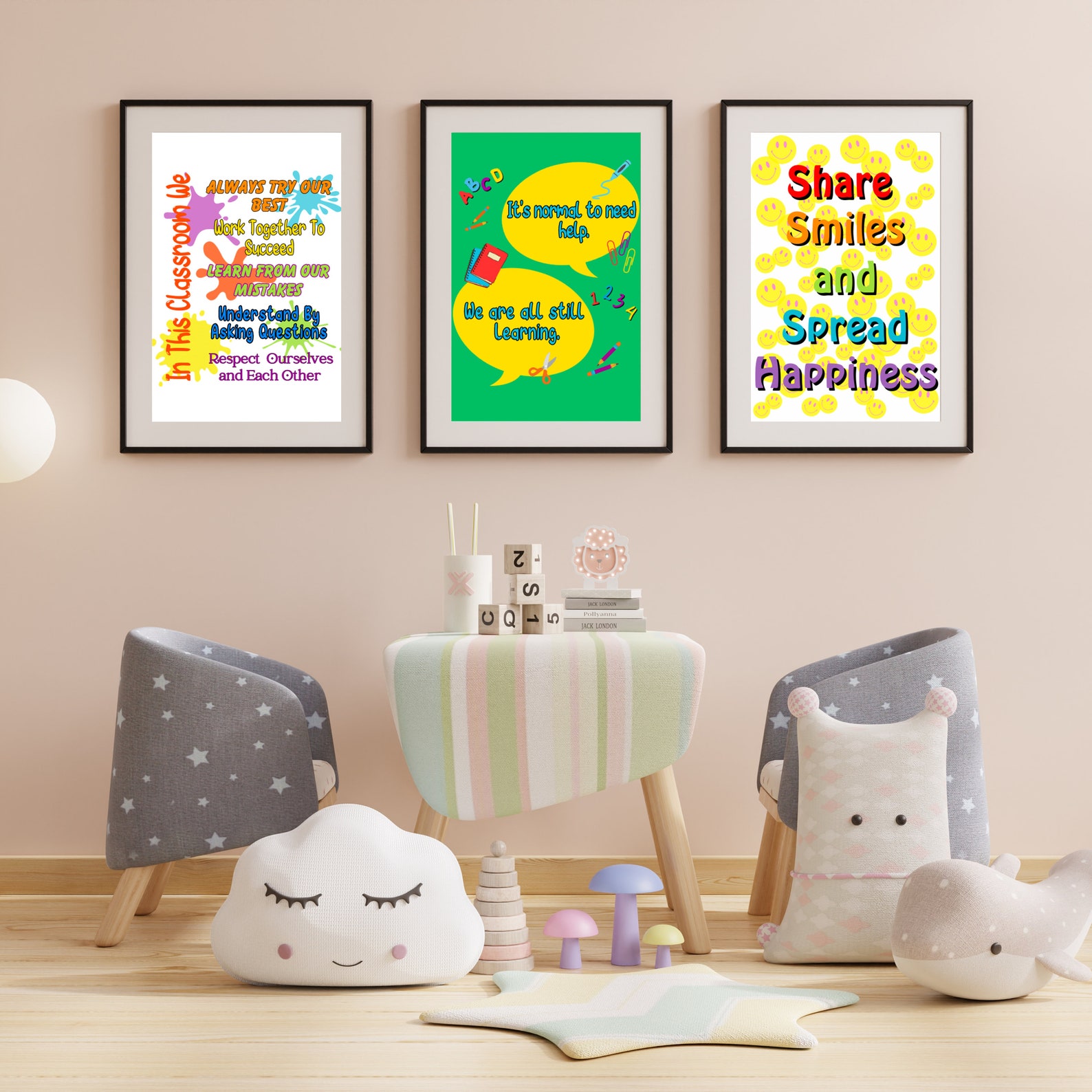 12 Bright Inspirational/ Motivational Posters for Classrooms | Instant ...