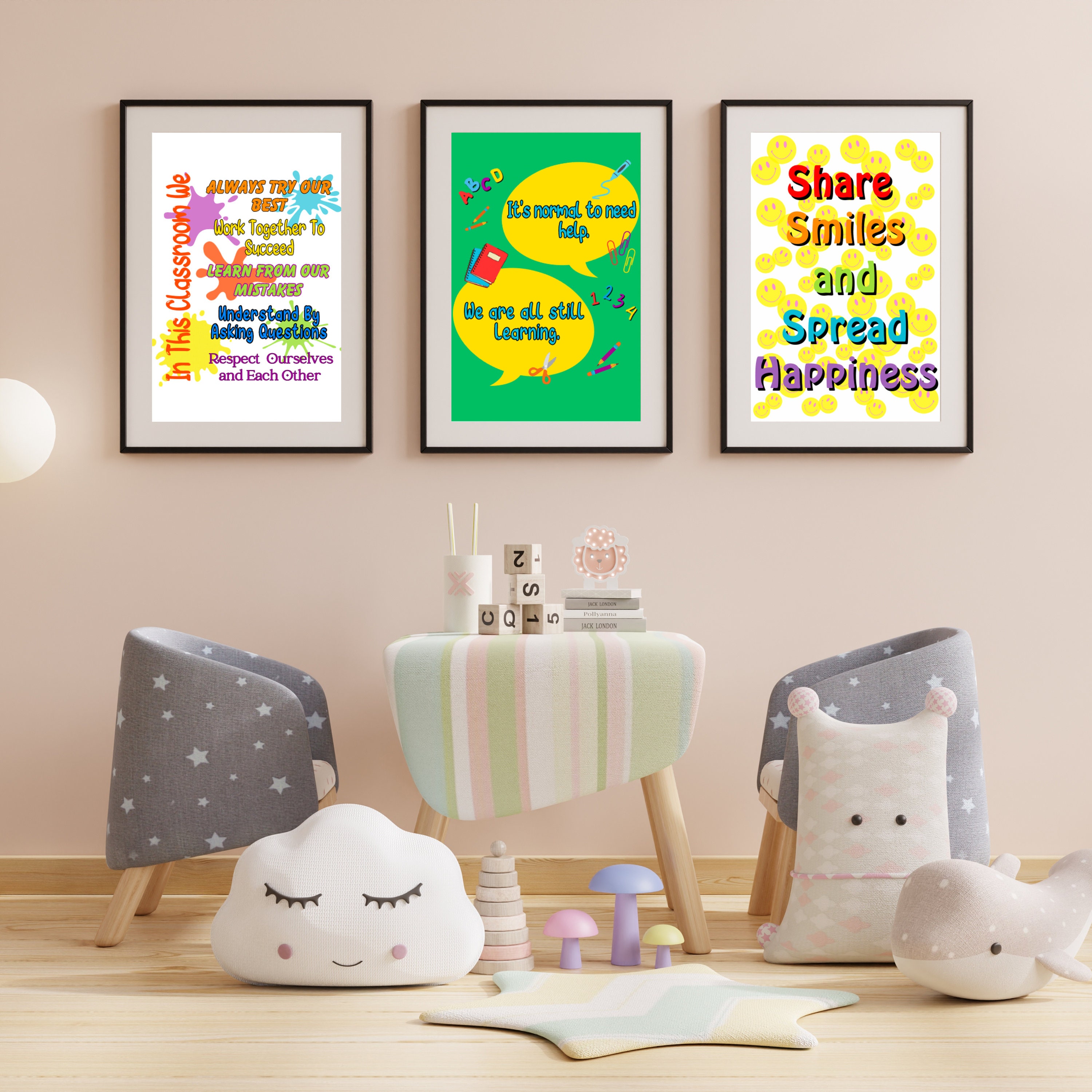 12 Bright Inspirational/ Motivational Posters for Classrooms | Instant ...