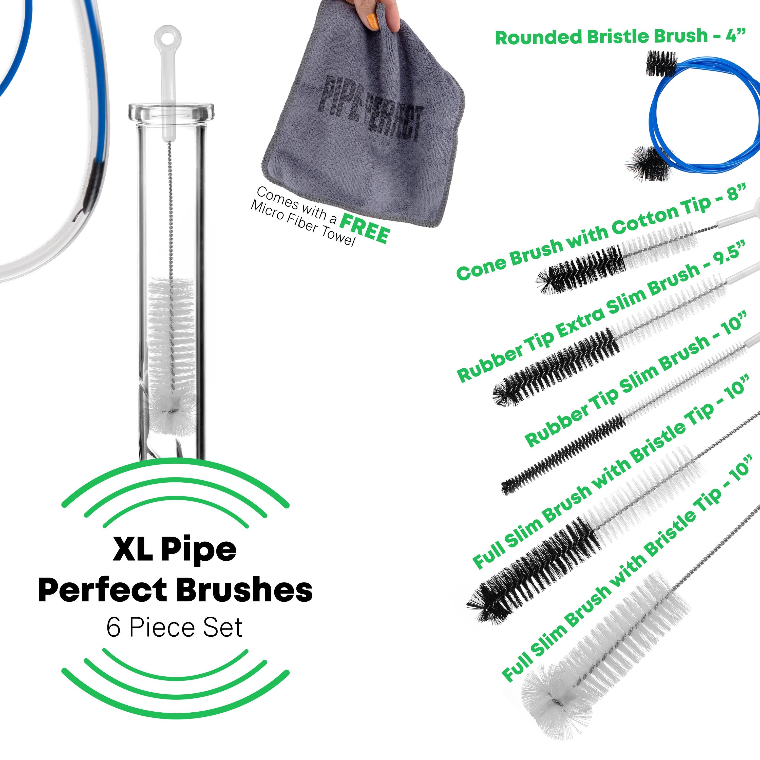 XL Cleaning Brush Set – Pipe Tube Cleaner, Microfiber Towel, 6-piece - Etsy