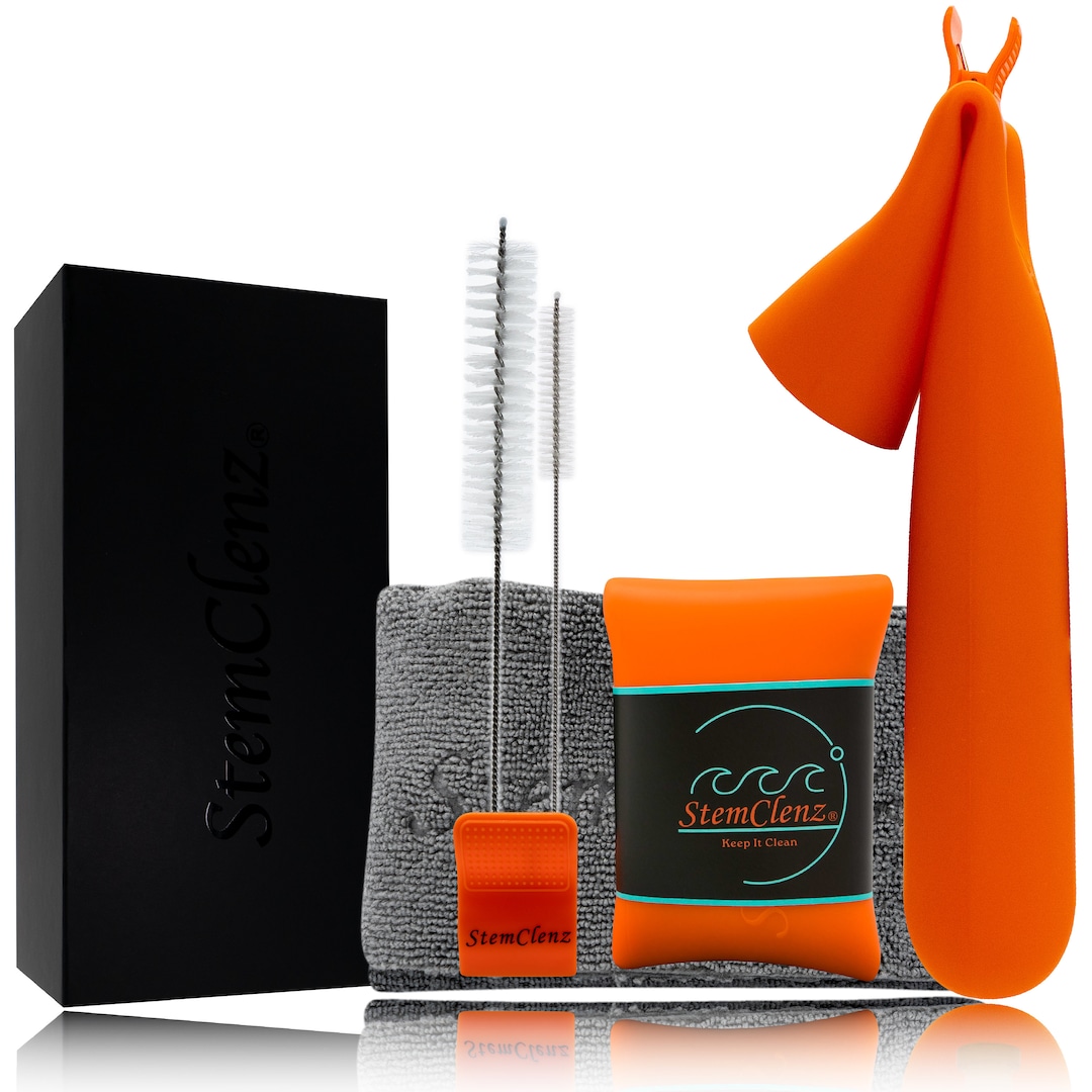 Stemclenz Kit: Stem and Accessory Cleaner With Brushes & Microfiber ...