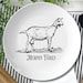 Goat Dinner Plate Goat Custom Plate Family Gift Goat Lover Plate ...