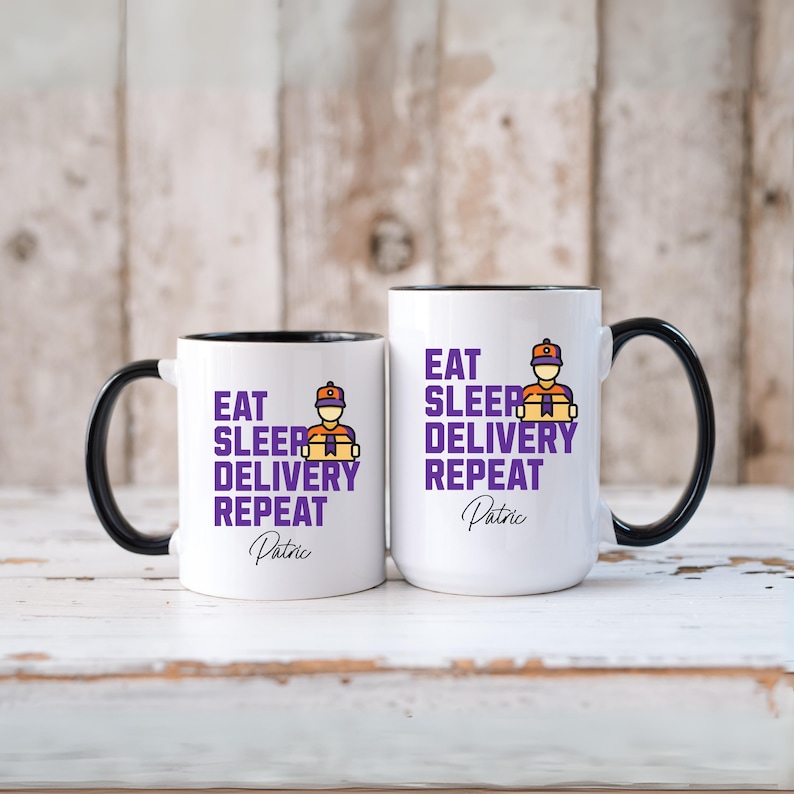 Custom Mailman Mug Courier Birthday Gift Postal Worker Mug Mail Man