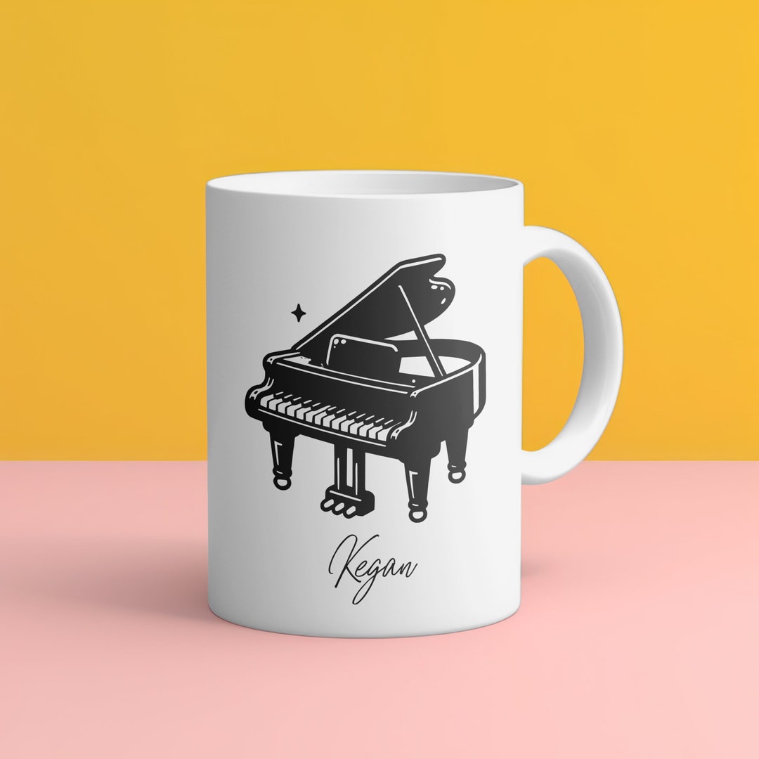 Custom Piano Mug: Gift for Pianist, Teacher, or Student - Etsy