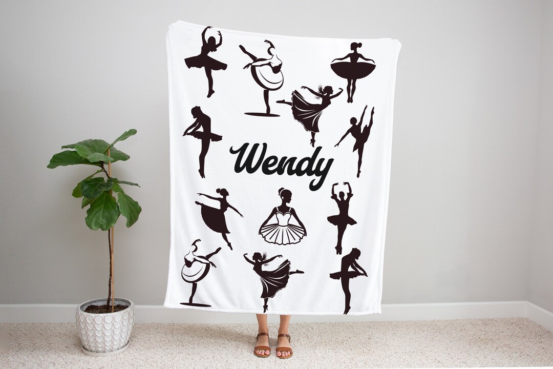 Custom Ballet Blanket Ballet Dancer Gift Ballet Teacher Appreciation ...