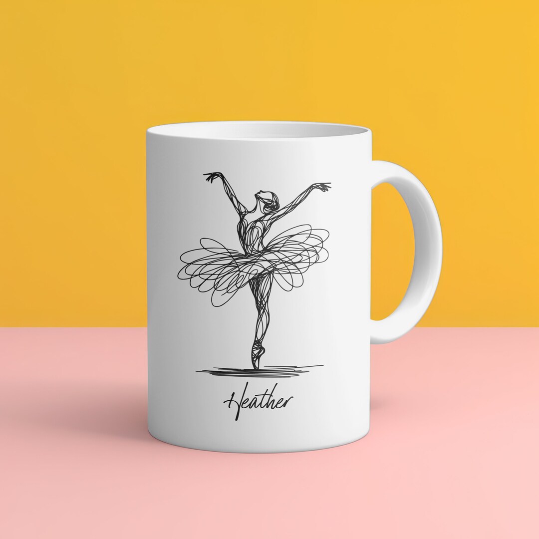 Custom Ballet Dancer Gift for Dance Mom Mug Dancing Lover Gift Ballet ...