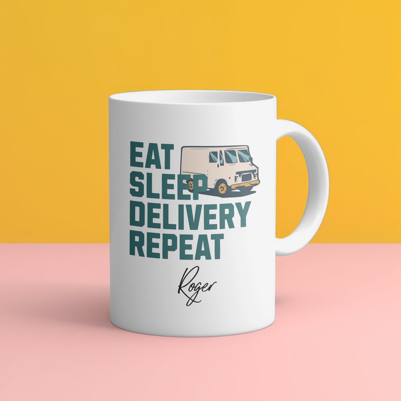 Custom Postal Worker Mug Mailman Gift for Courier Birthday Gift Postman ...