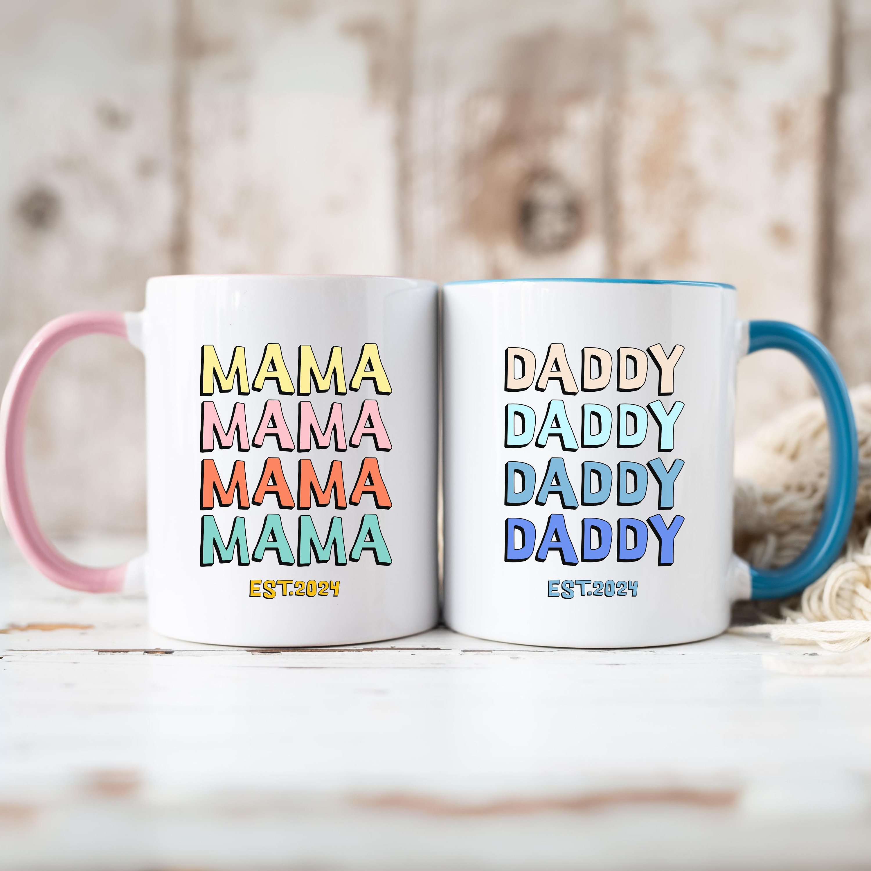 Custom Daddy Mug Fathers Day Gift for New Dad Gift Promoted to Dad to ...
