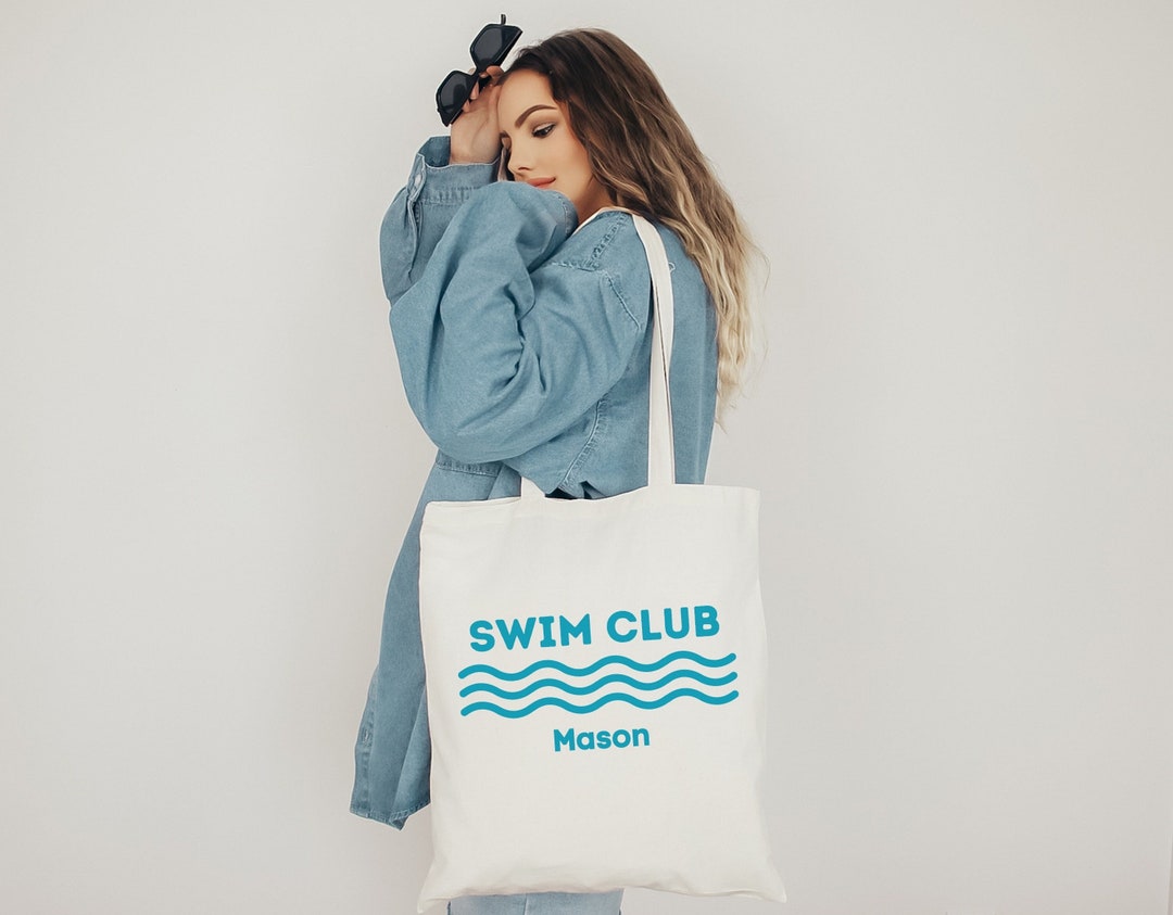 Custom Swim Bag Swim Gift Swim Team Tote Bag Swimming Club Gift ...